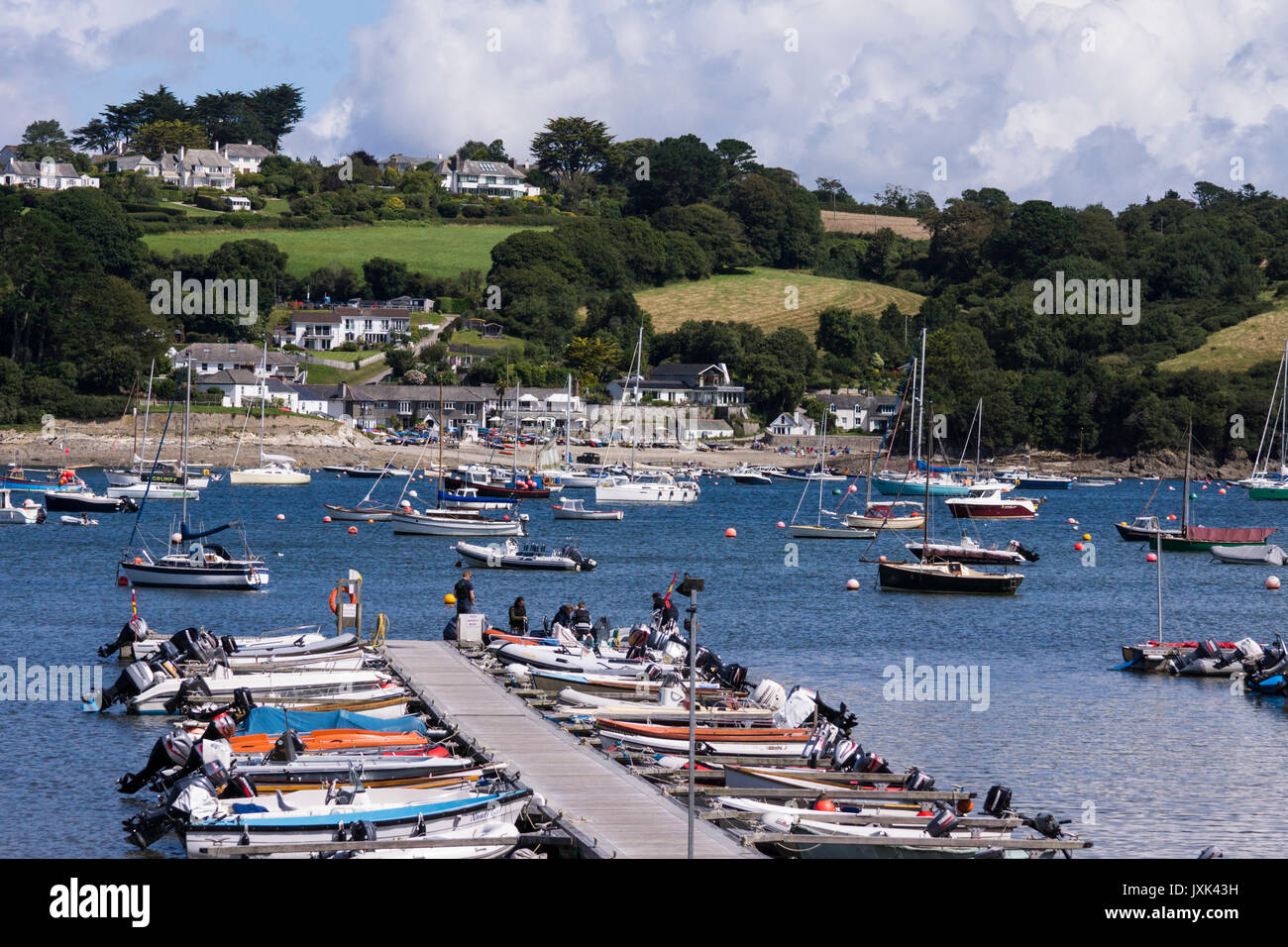 Around Helford Village on the Lizard Peninsula Cornwall England UK ...