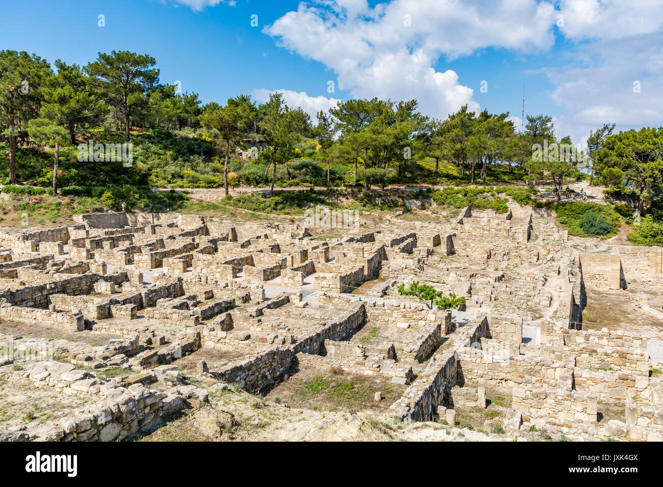 Ancient Kamiros, Rhodes island, Greece Stock Photo - Alamy