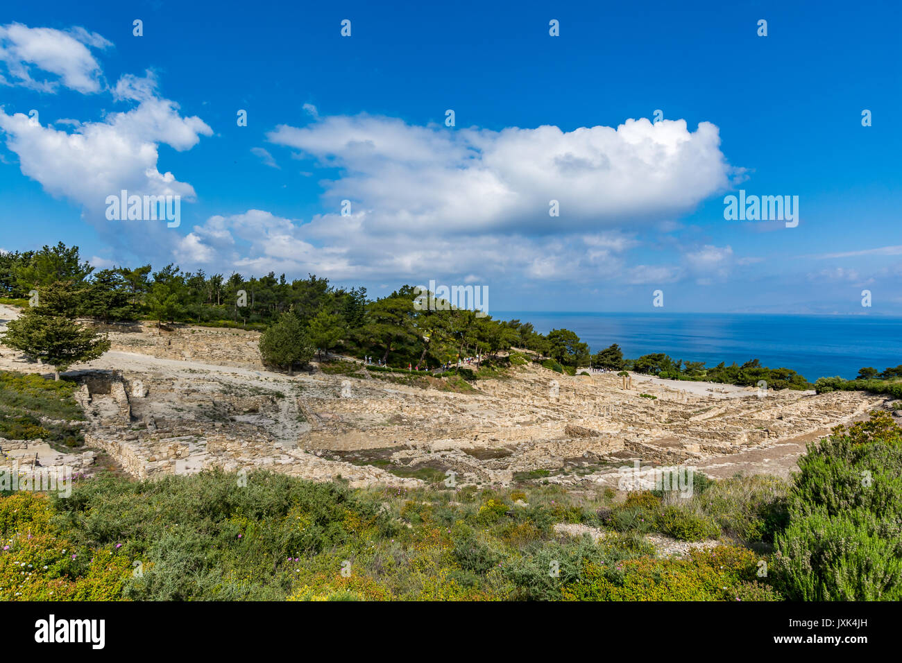 Ancient Kamiros, Rhodes island, Greece Stock Photo - Alamy