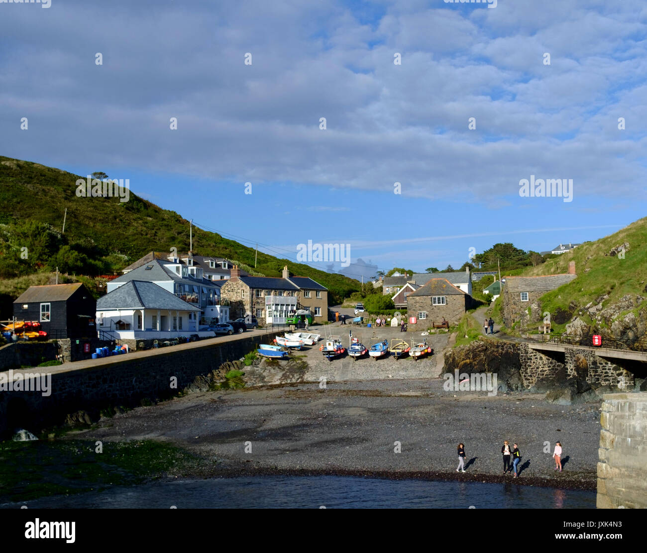 Mullion Cove,on the Lizard Peninsula Cornwall England UK Stock Photo ...