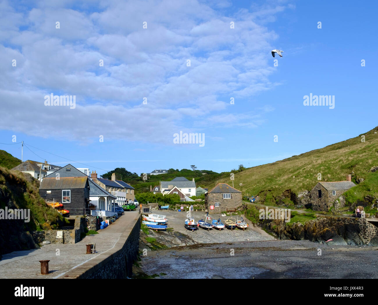 Mullion Cove,on the Lizard Peninsula Cornwall England UK Stock Photo ...