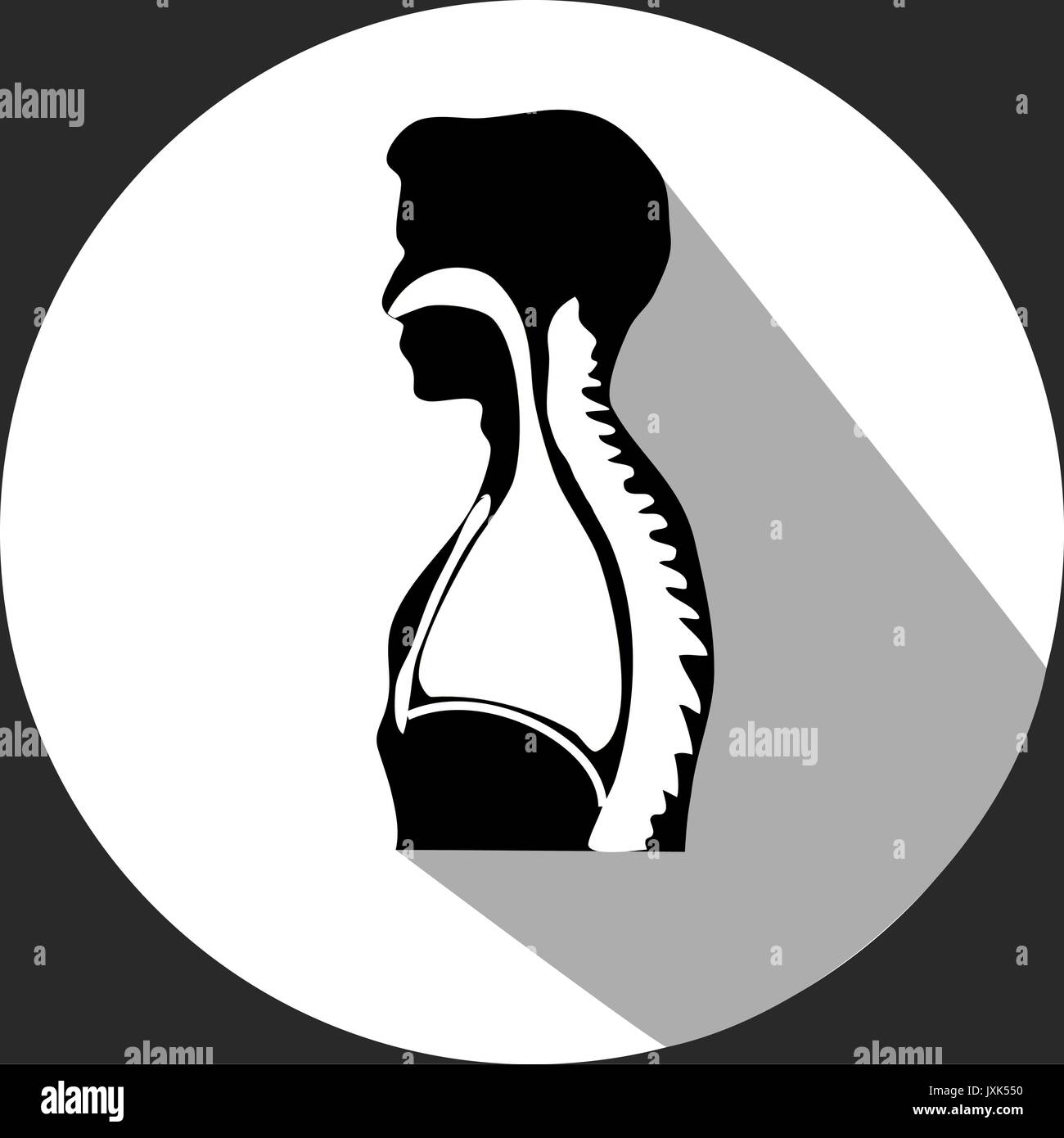 Respiration concept icon Black and White Stock Photos & Images - Alamy