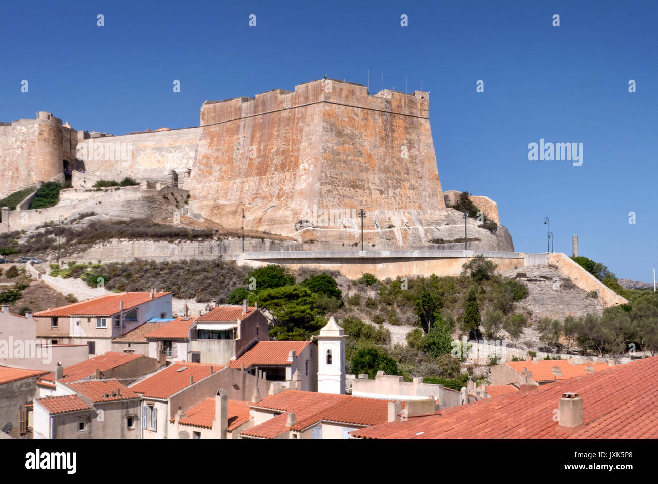 The citadel of Bonifacio, southern Corsica, France Stock Photo - Alamy