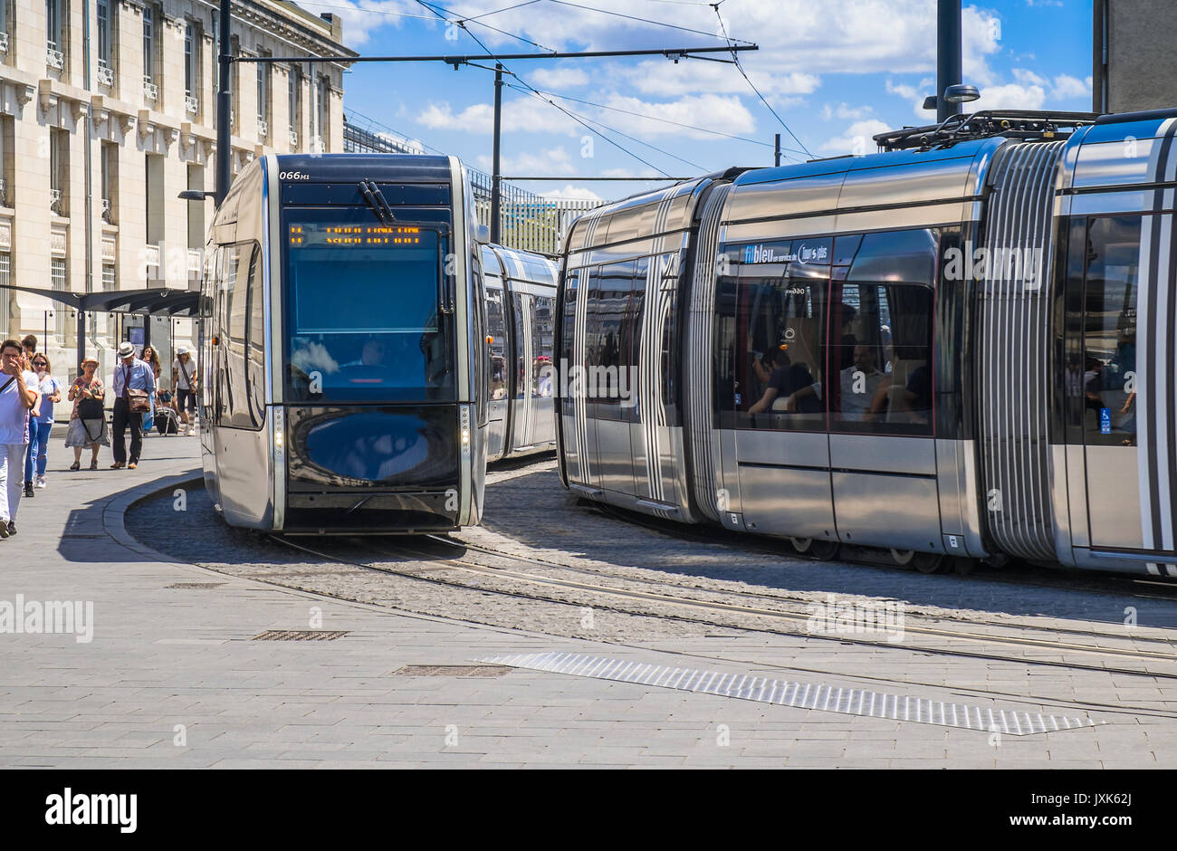 Modern tramway hi-res stock photography and images - Alamy
