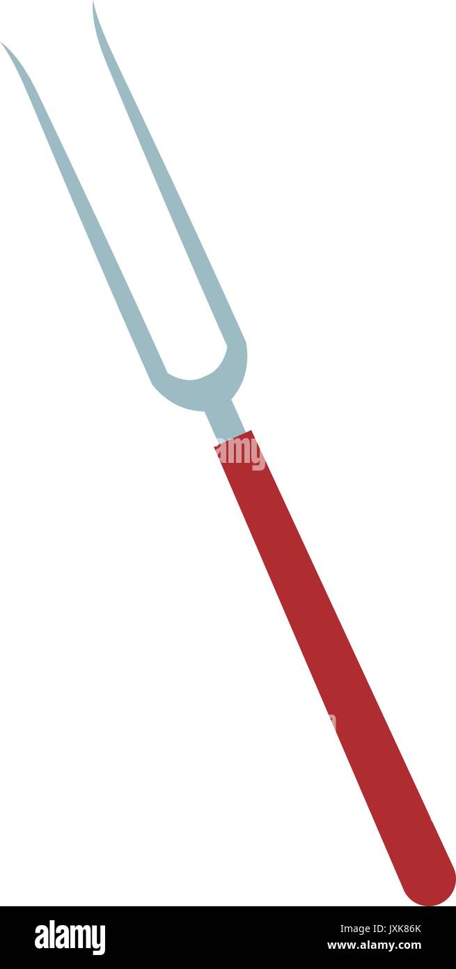 grill fork tool cooking kitchen icon Stock Vector Image & Art - Alamy