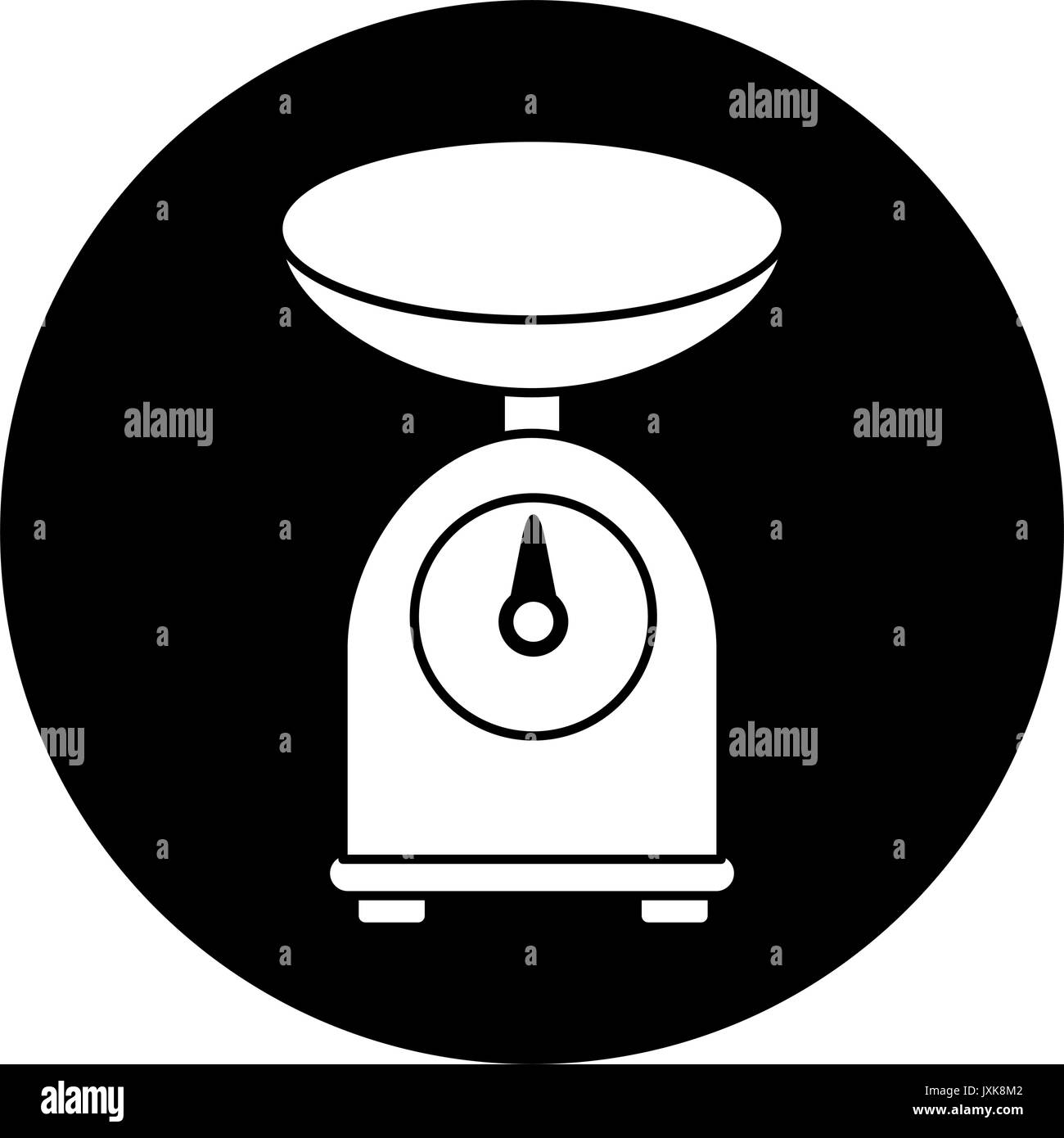 Analog weight scale Black and White Stock Photos & Images - Alamy