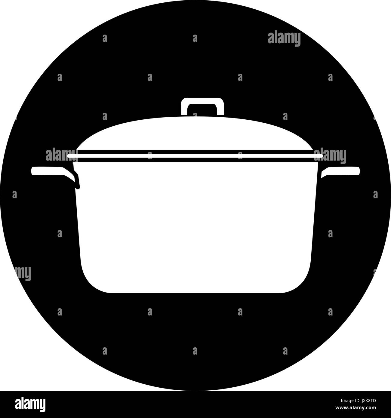 Pot lid icon cartoon illustration hi-res stock photography and images ...