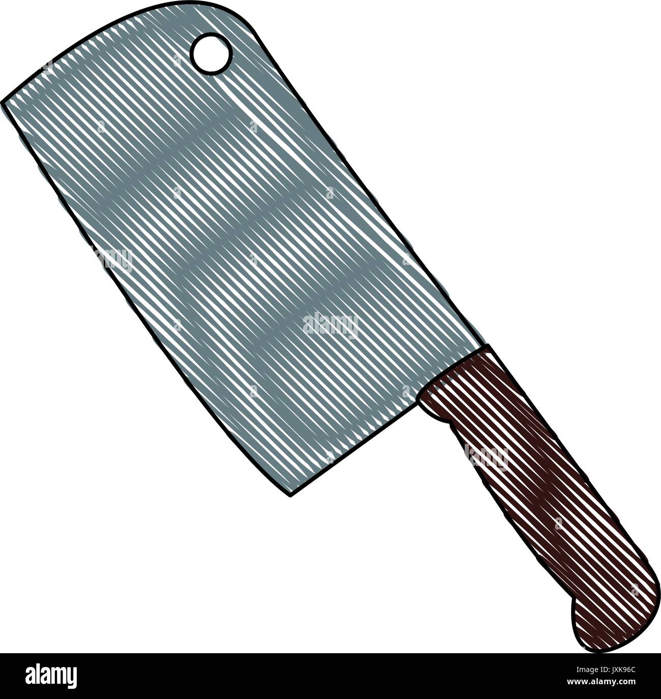axe for meat kitchen object culinary Stock Vector Image & Art - Alamy
