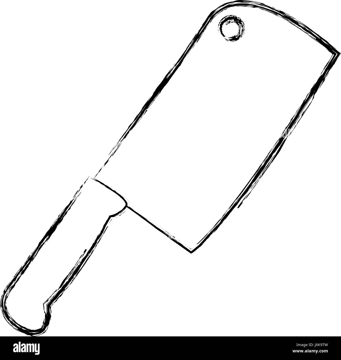 axe for meat kitchen object culinary Stock Vector Image & Art - Alamy