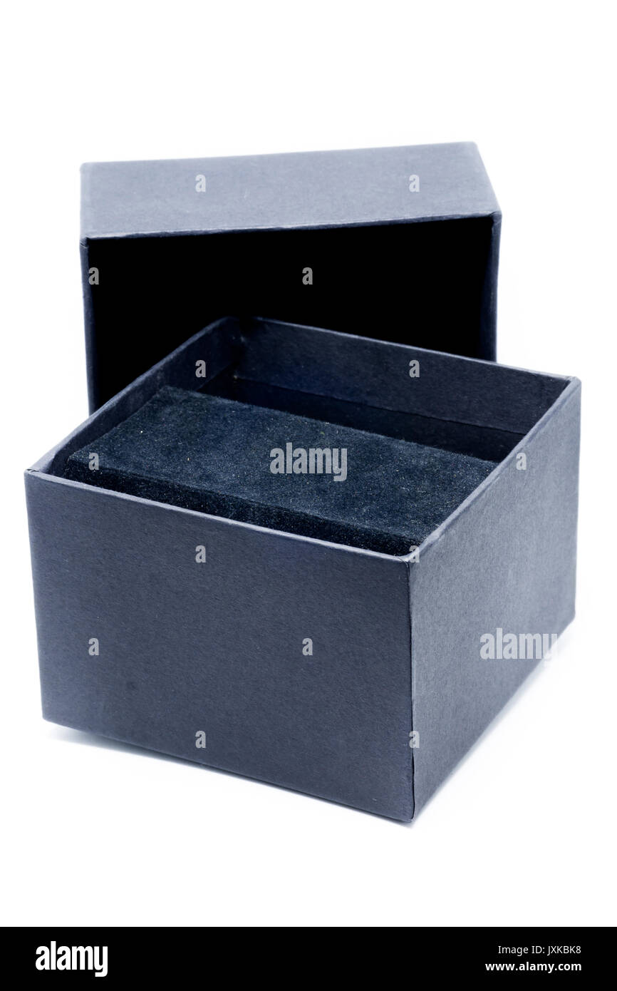 black box on isolated on white background Stock Photo - Alamy