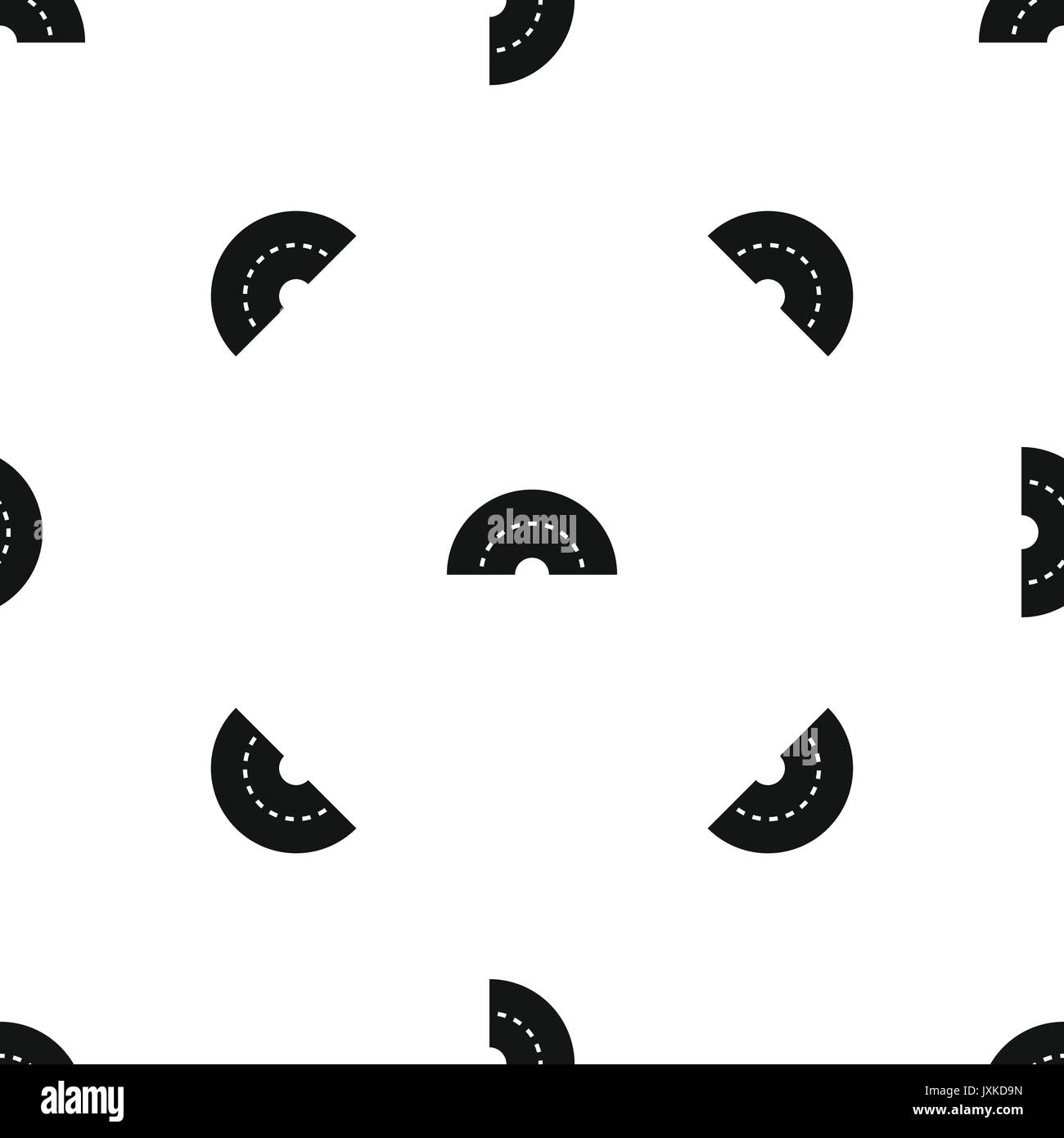 Round turning road pattern seamless black Stock Vector Image & Art - Alamy