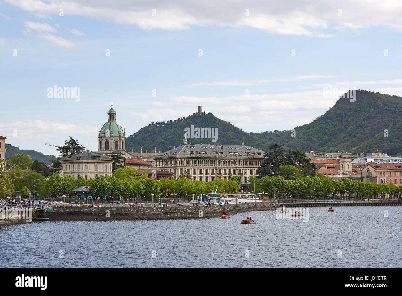 Beautiful view como town from hi-res stock photography and images - Alamy