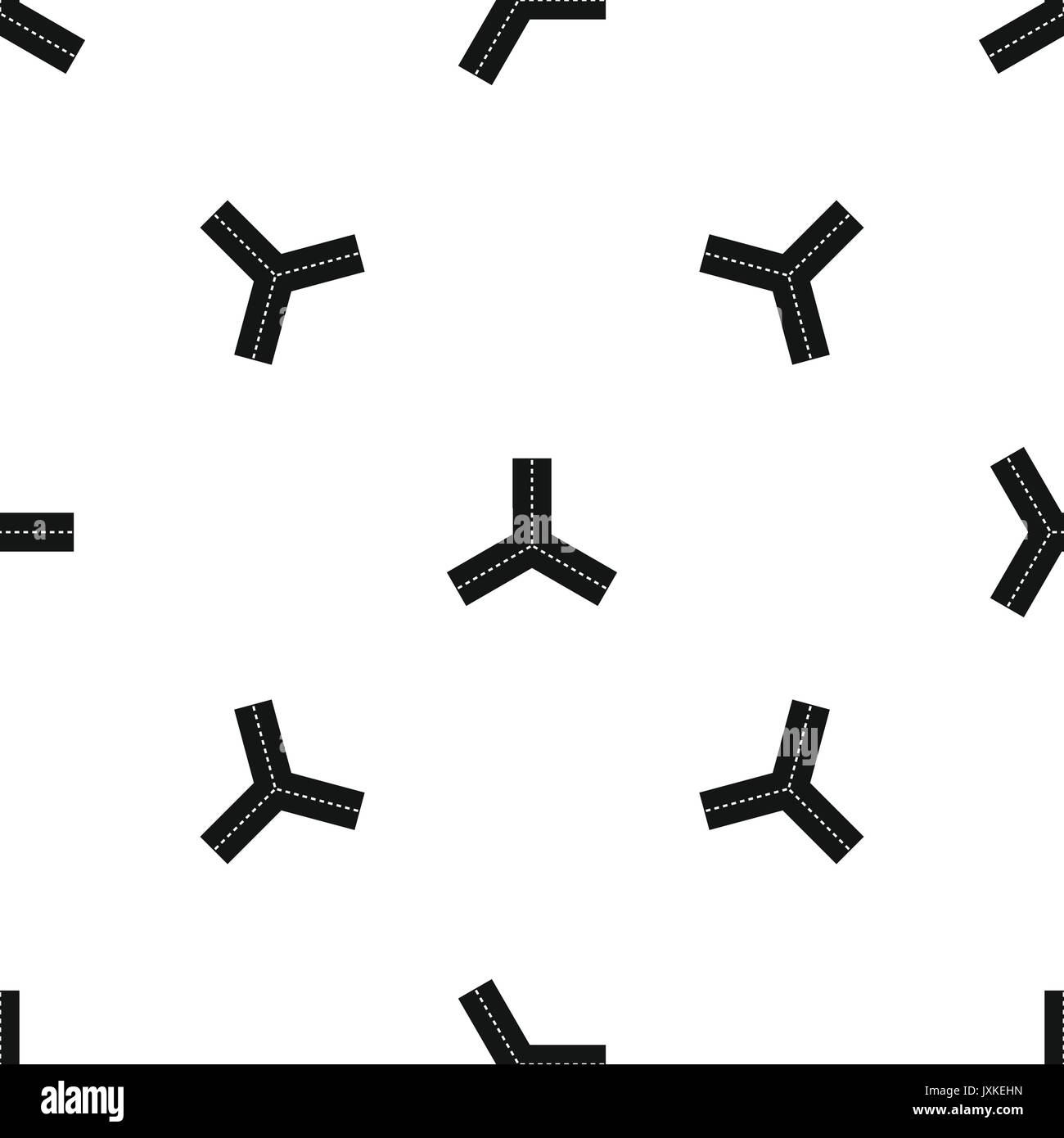 Three roads pattern seamless black Stock Vector Image & Art - Alamy