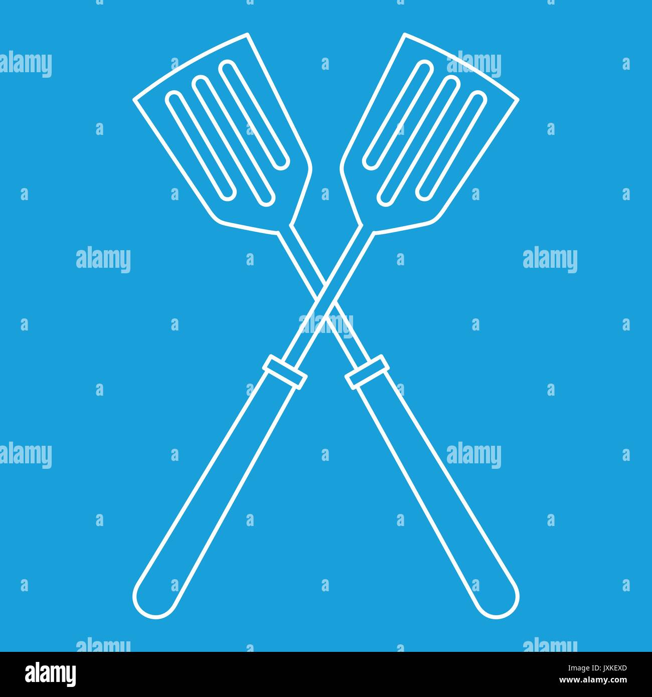 Metal spatulas icon, outline style Stock Vector Image & Art - Alamy