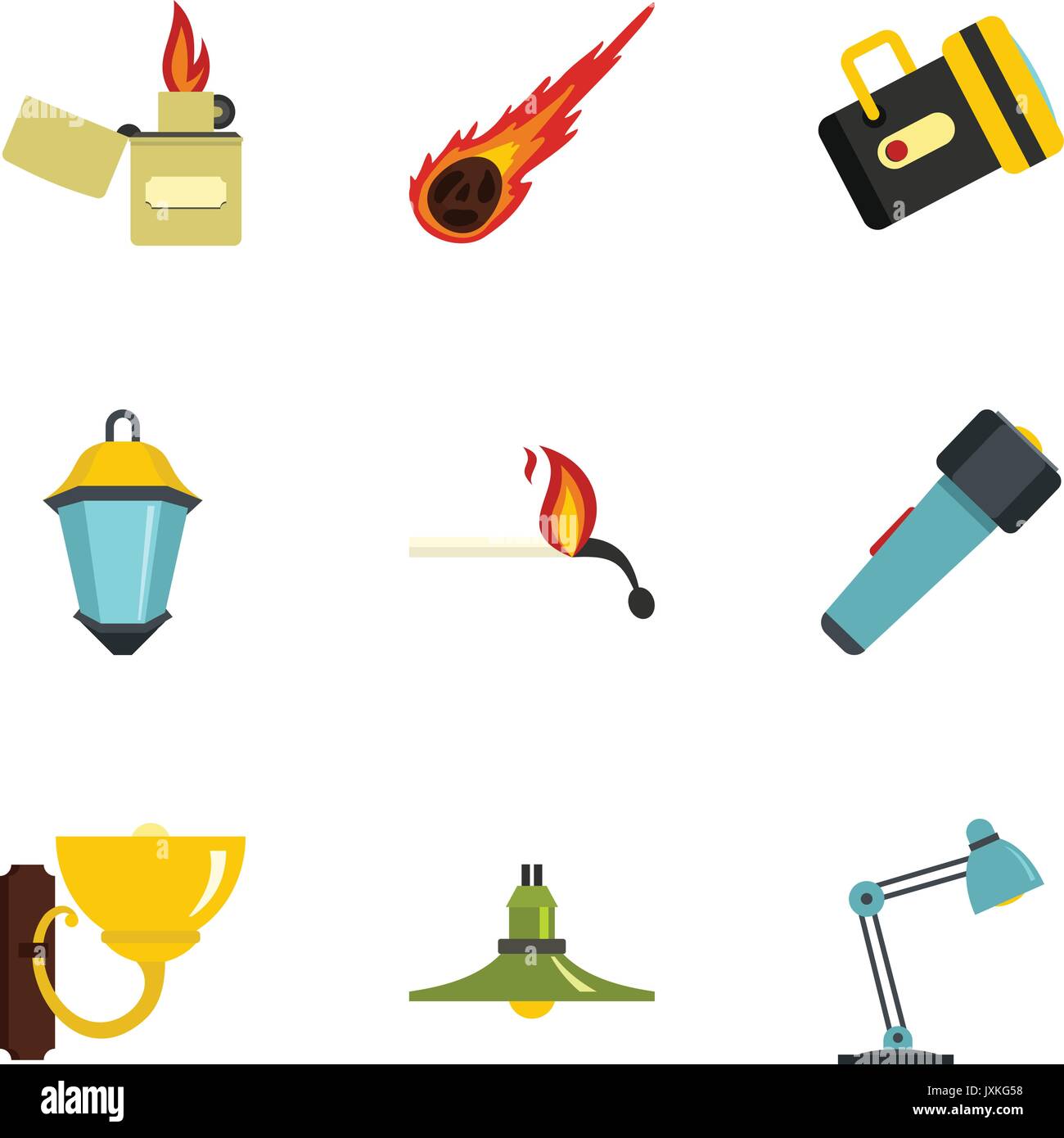 Lighted lighter Stock Vector Images - Alamy