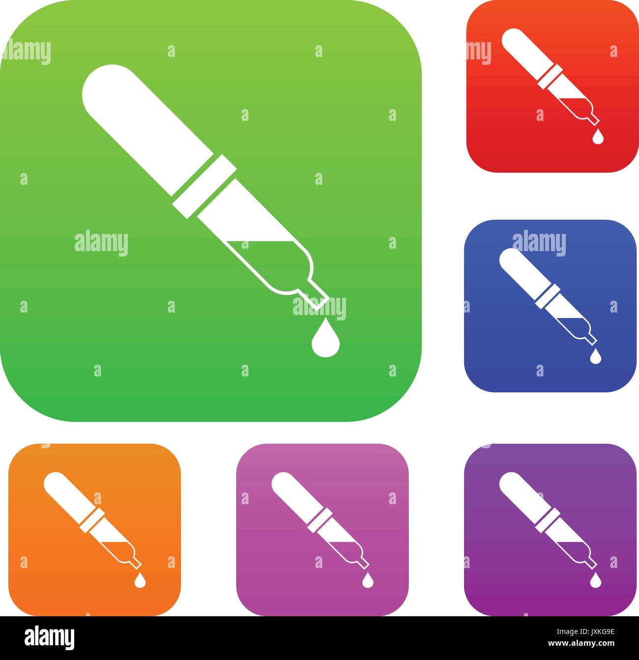 Pipette set collection Stock Vector Image & Art - Alamy