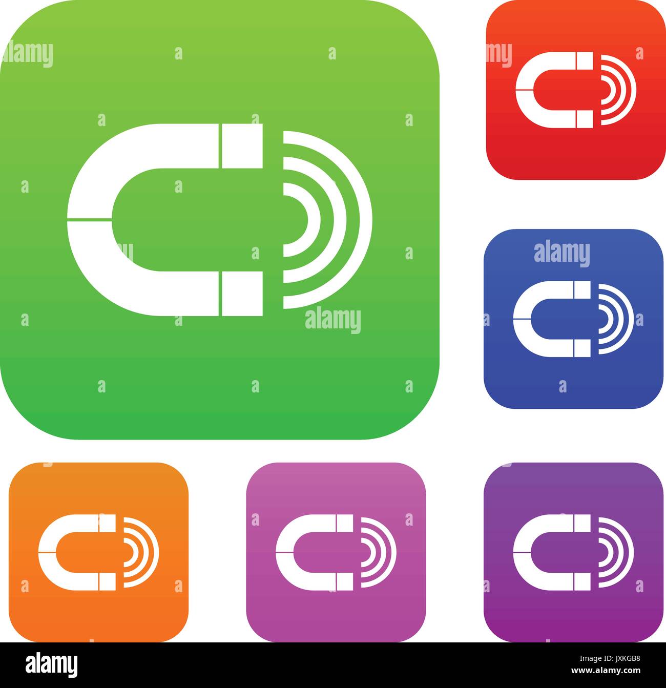 Magnet set collection Stock Vector Image & Art - Alamy