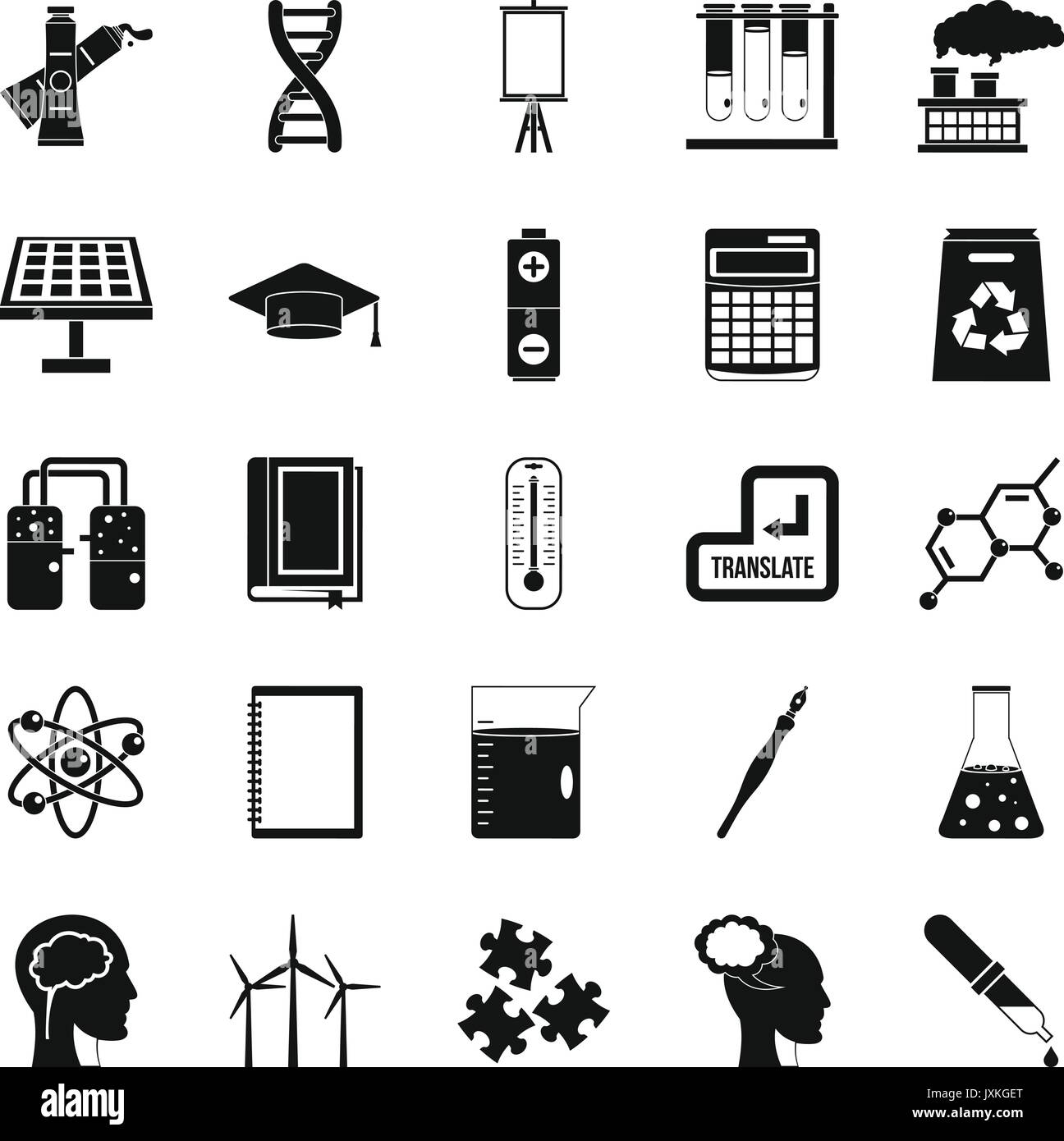 Academic degree icons set, simple style Stock Vector Image & Art - Alamy