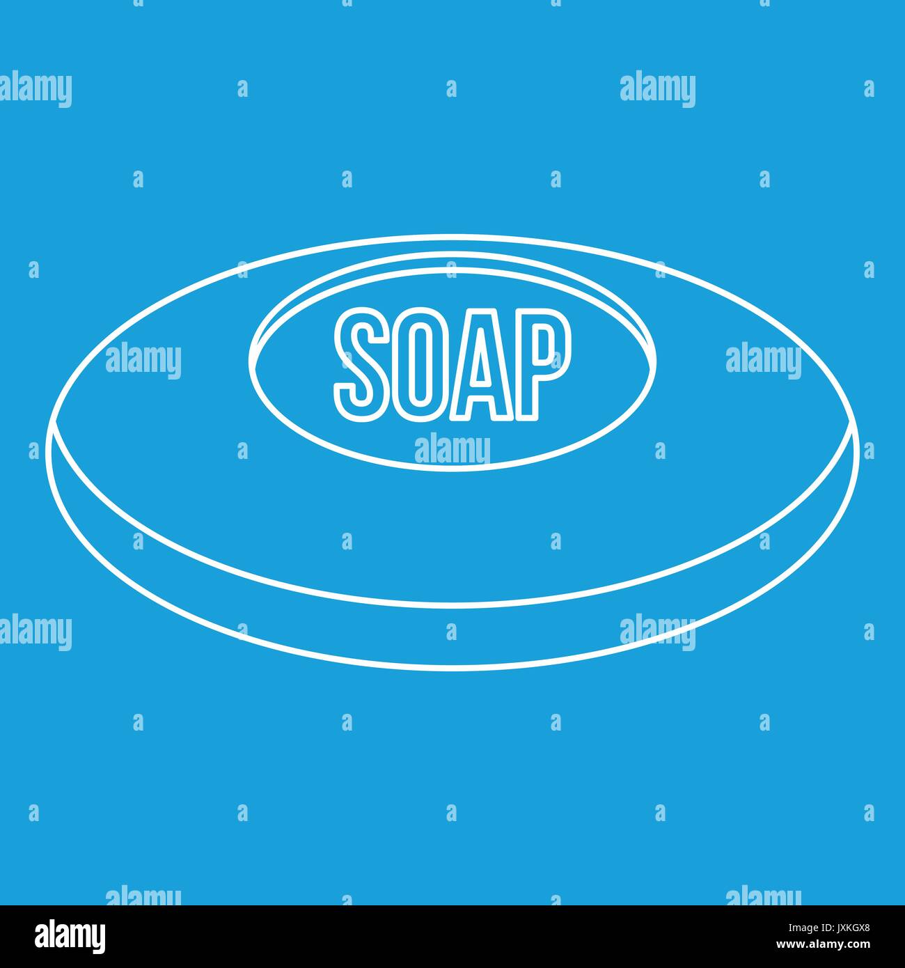 Piece of soap icon, outline style Stock Vector Image & Art - Alamy