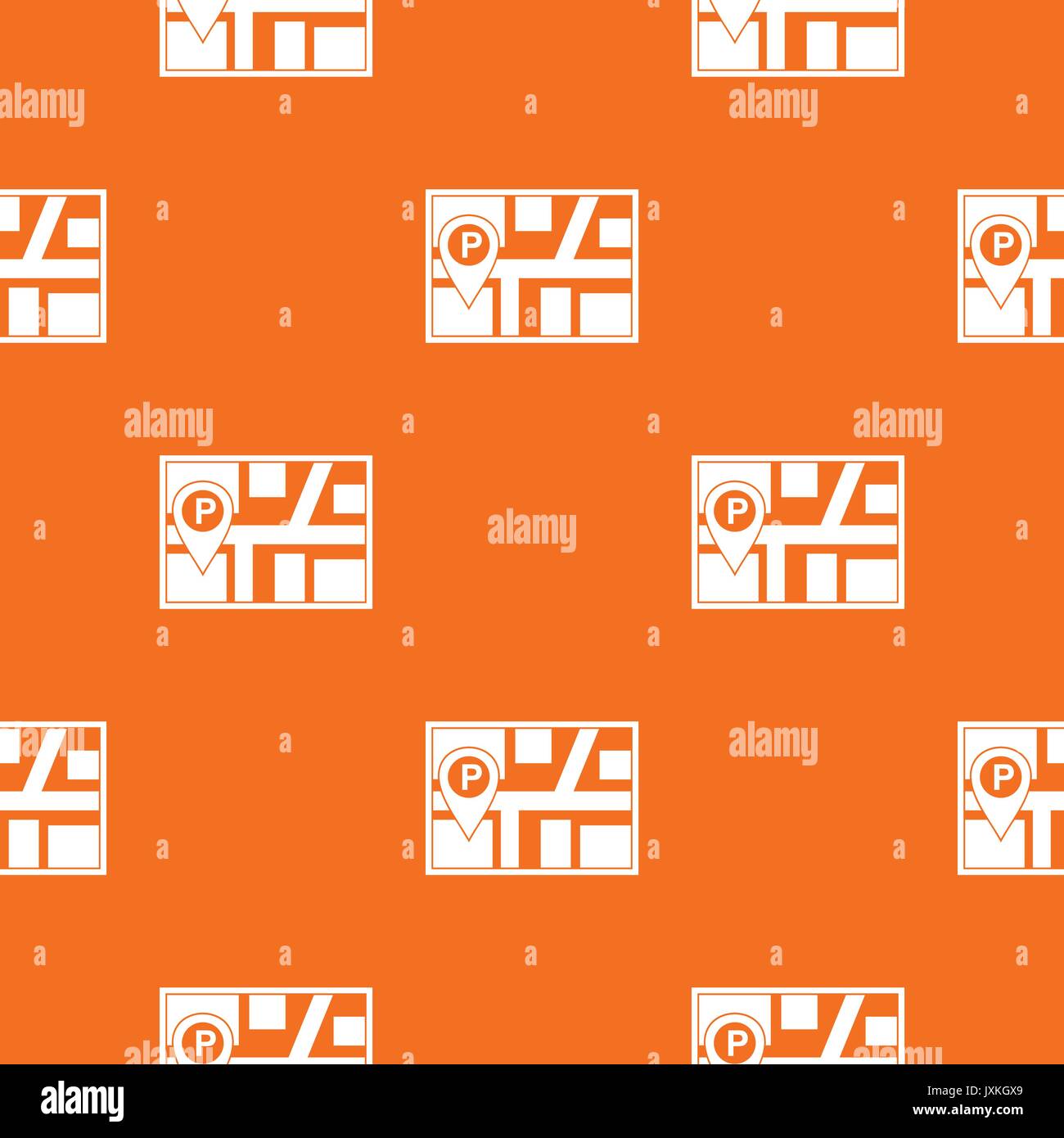 Map with car parking pointer pattern seamless Stock Vector Image & Art ...