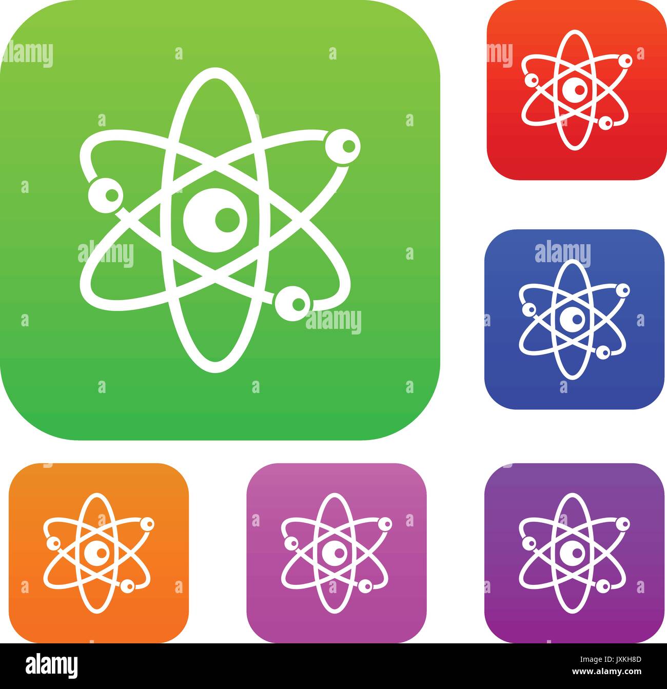 Molecules atom set collection hi-res stock photography and images - Alamy