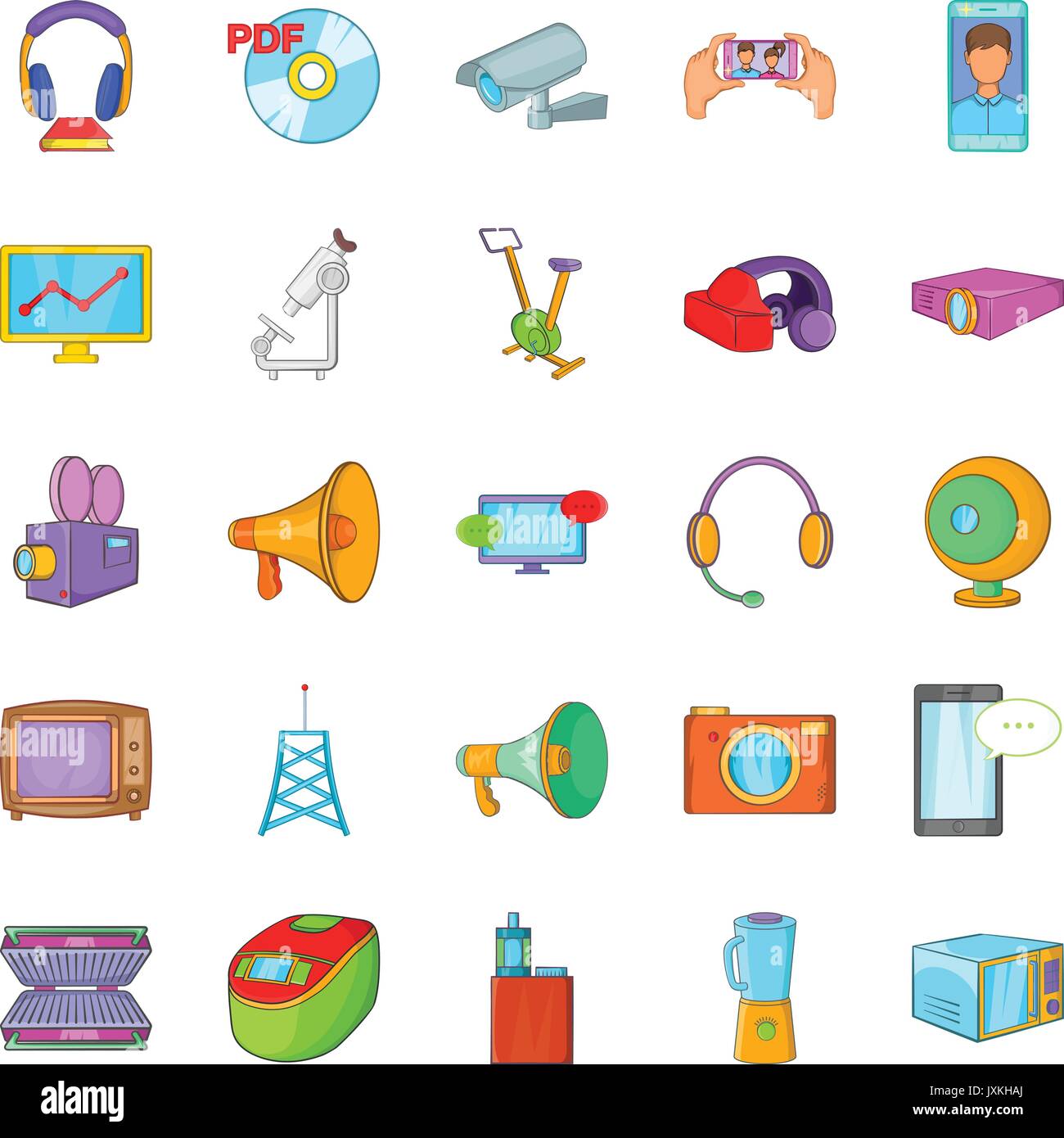 Microphone technique Stock Vector Images - Alamy