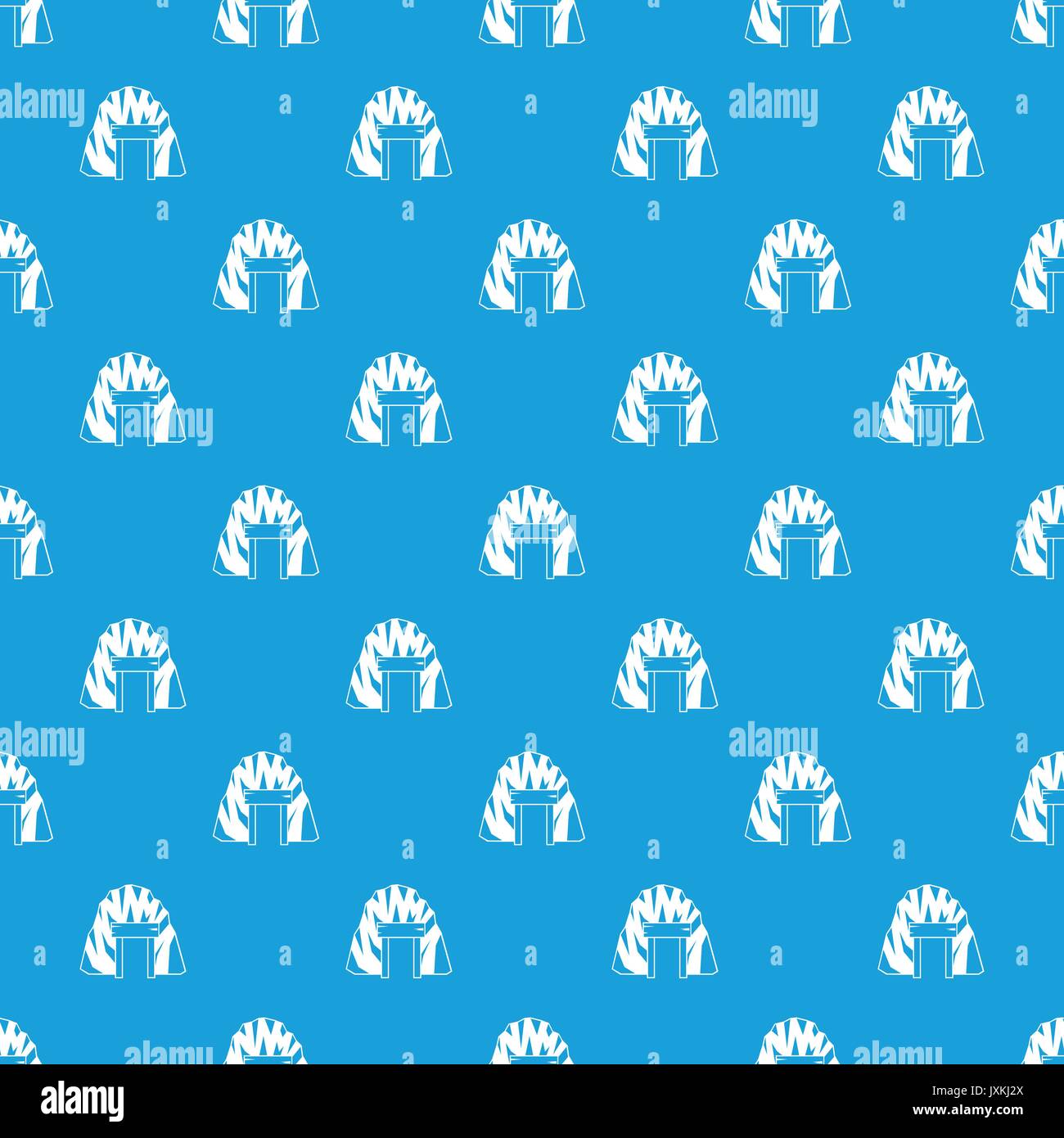 Mine in mountain pattern seamless blue Stock Vector Image & Art - Alamy
