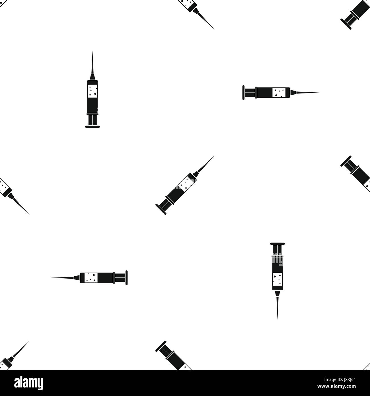 Injection syringe pattern seamless black Stock Vector Image & Art - Alamy