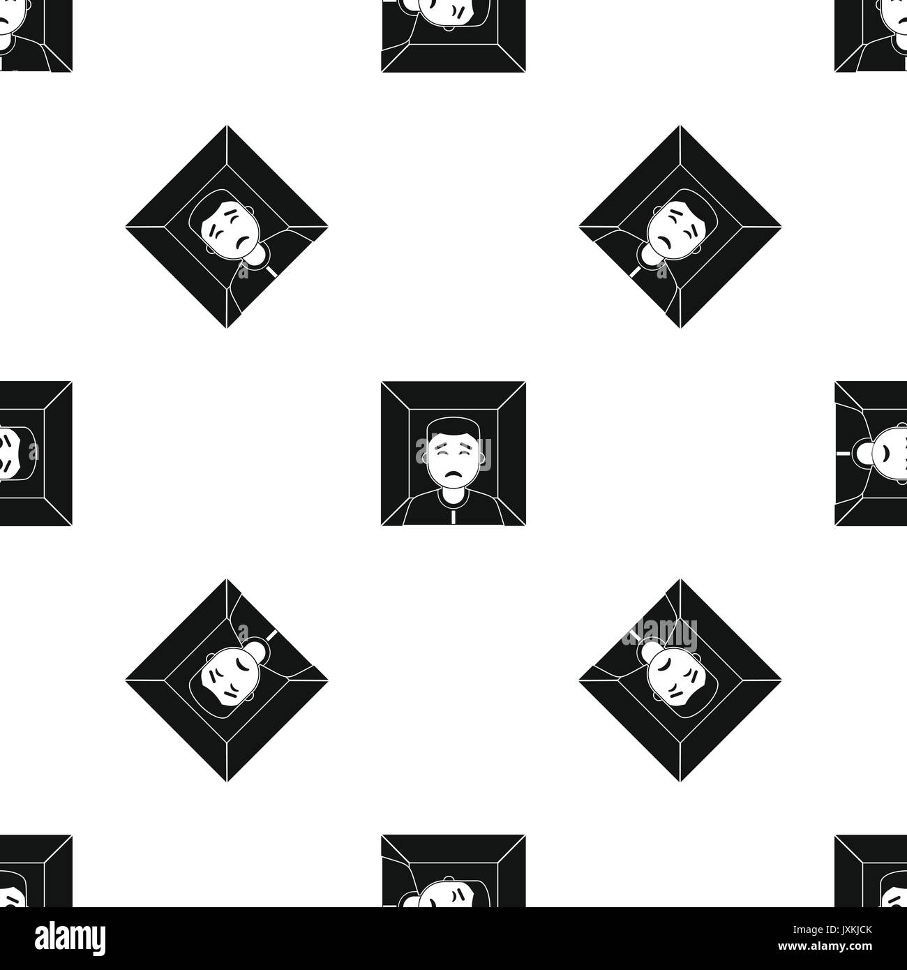 Man pattern seamless black Stock Vector Image & Art - Alamy