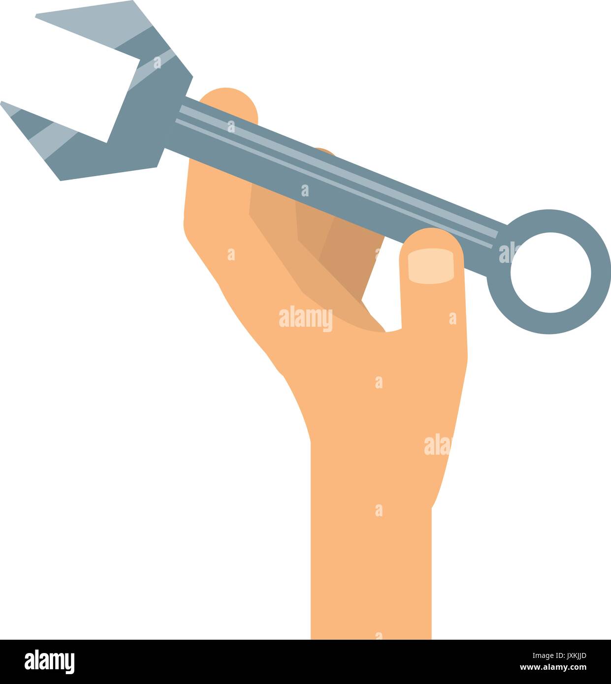 Hand with tool Stock Vector Image & Art - Alamy