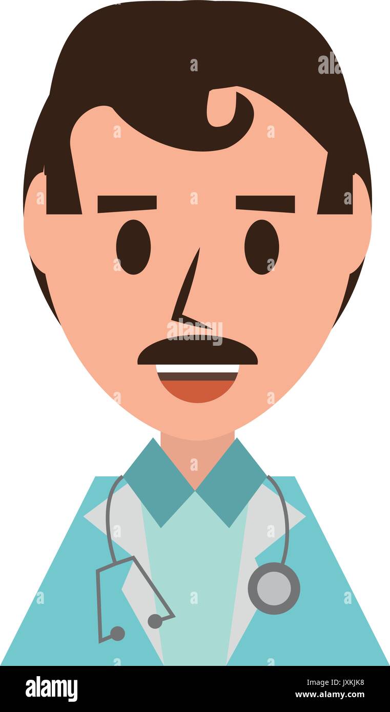 Doctor profile cartoon Stock Vector Image & Art - Alamy