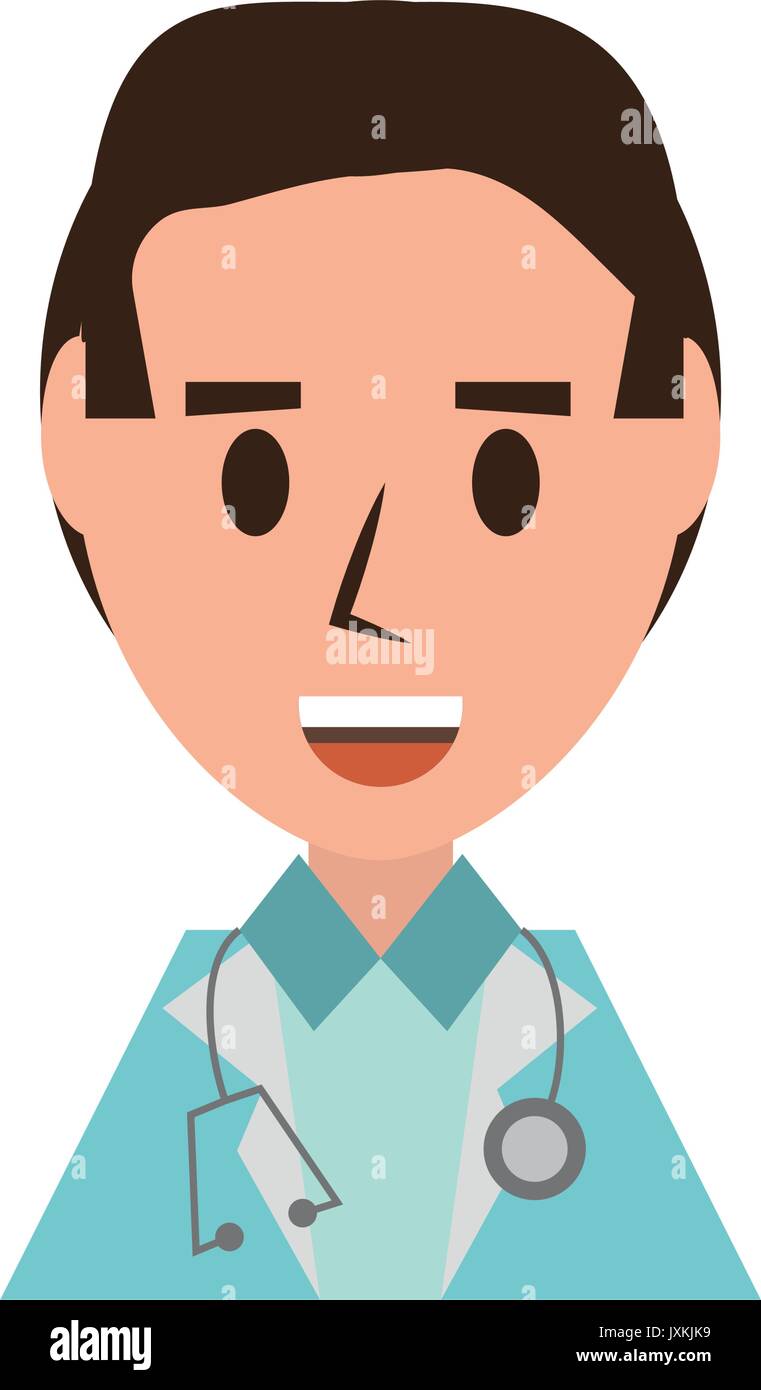 Doctor profile cartoon Stock Vector Image & Art - Alamy