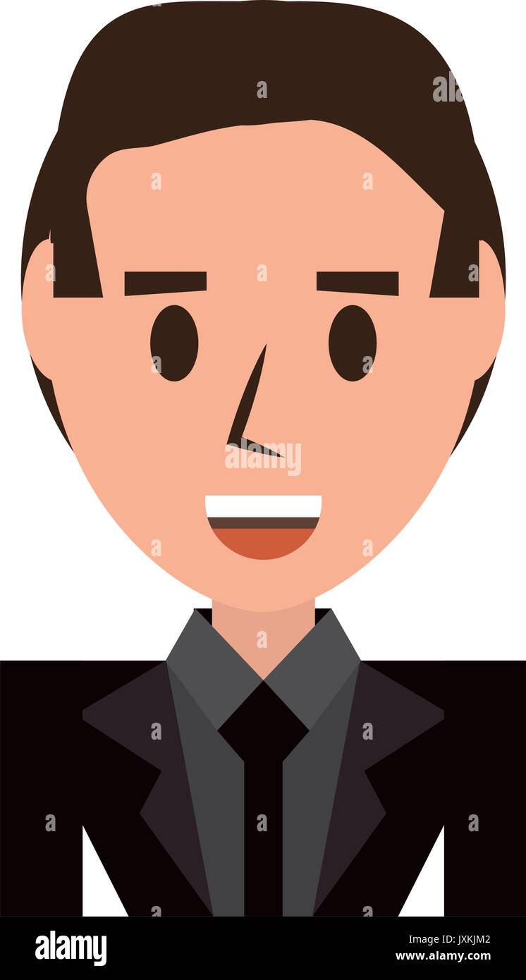 Businessman profile cartoon Stock Vector Image & Art - Alamy