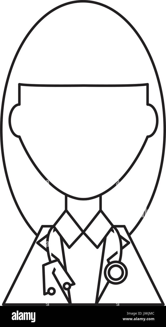 Doctor profile cartoon Stock Vector Image & Art - Alamy