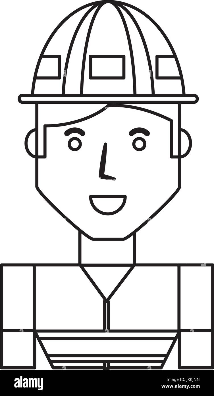 Worker profile cartoon Stock Vector Image & Art - Alamy