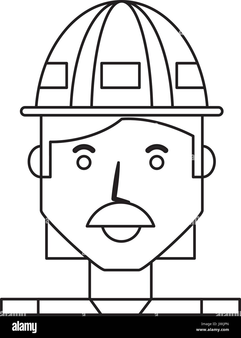 Worker profile cartoon Stock Vector Image & Art - Alamy