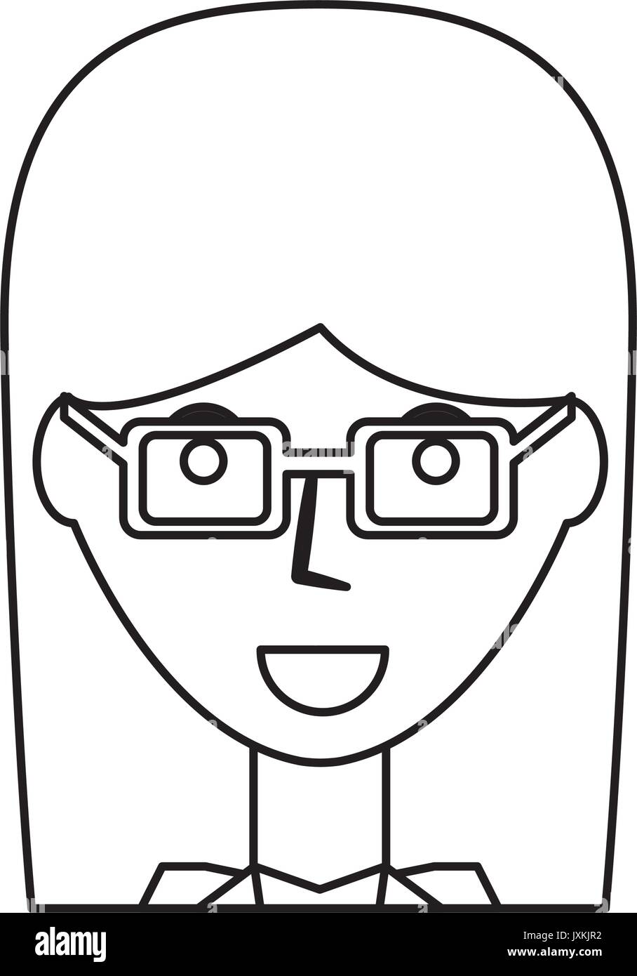 Business woman profile cartoon Stock Vector Image & Art - Alamy