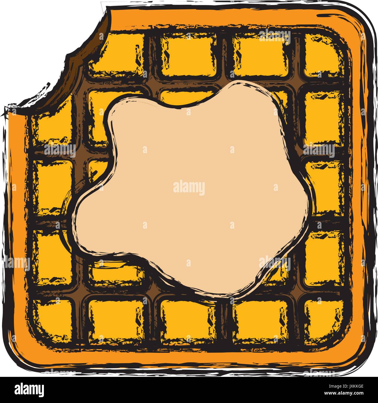 Waffles clip art hi-res stock photography and images - Alamy