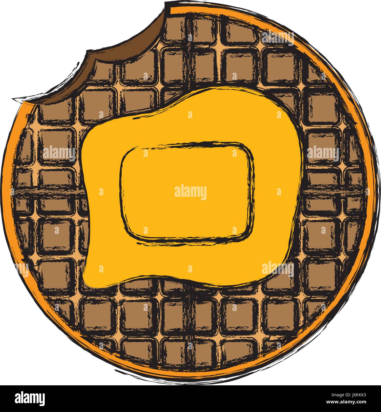 Waffles clip art hi-res stock photography and images - Alamy