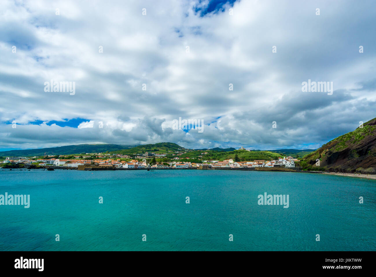 Porto Pim bay, Horta, Faial island, Azores Stock Photo - Alamy