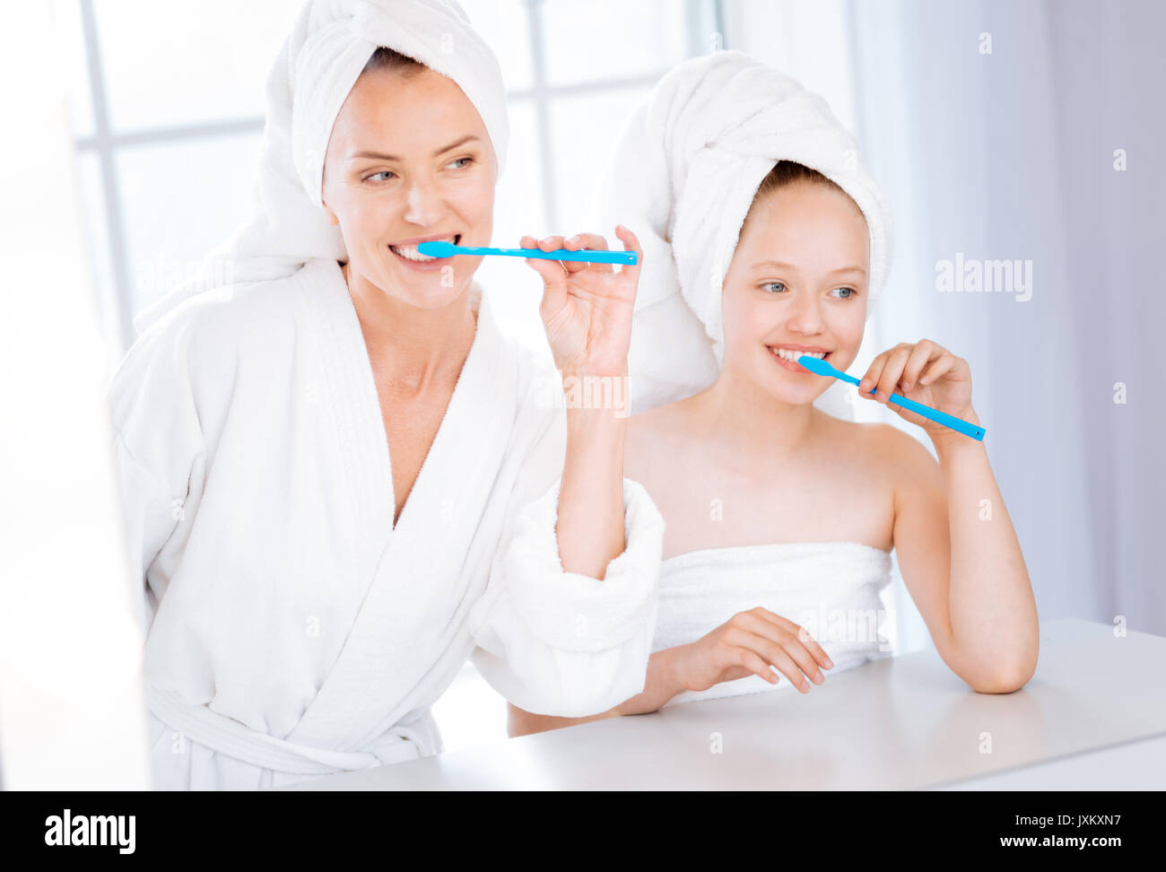 Joyful mother daughter interaction hi-res stock photography and images ...