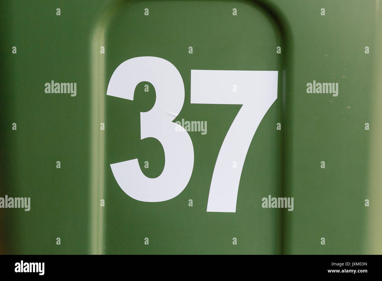 Number 37 High Resolution Stock Photography and Images - Alamy