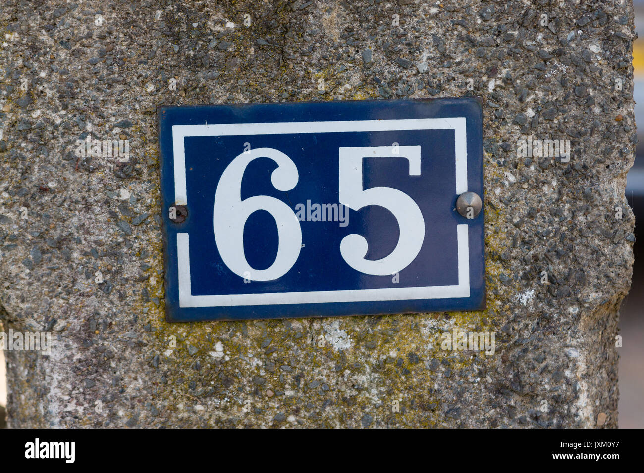 Ceramic house numbers hi-res stock photography and images - Alamy