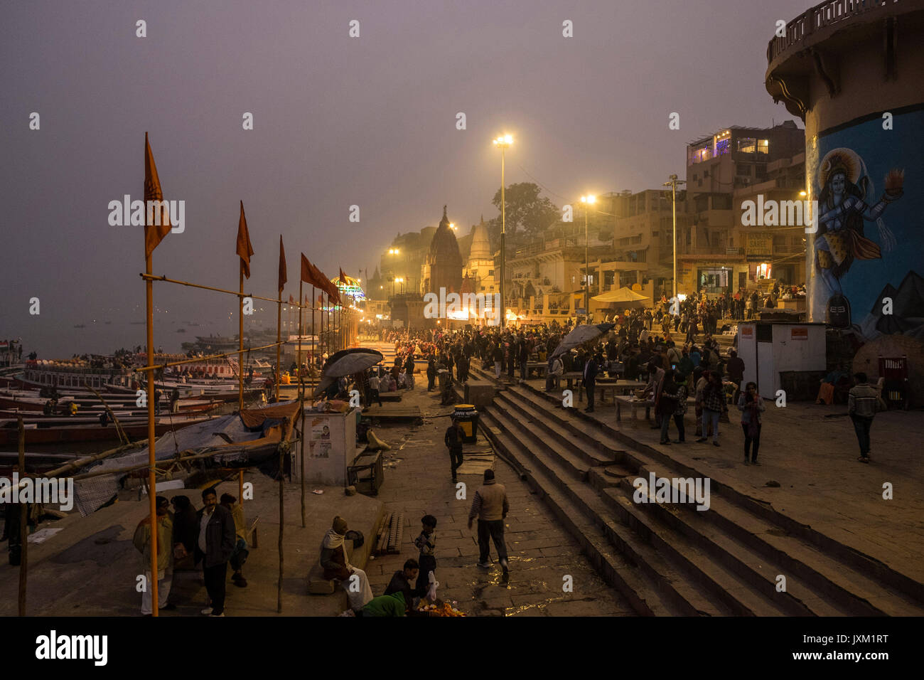 Varanasi landscape hi-res stock photography and images - Alamy