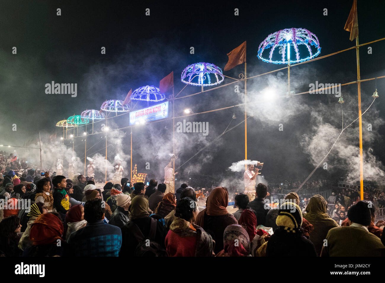 India, Varanasi, local festival Stock Photo - Alamy