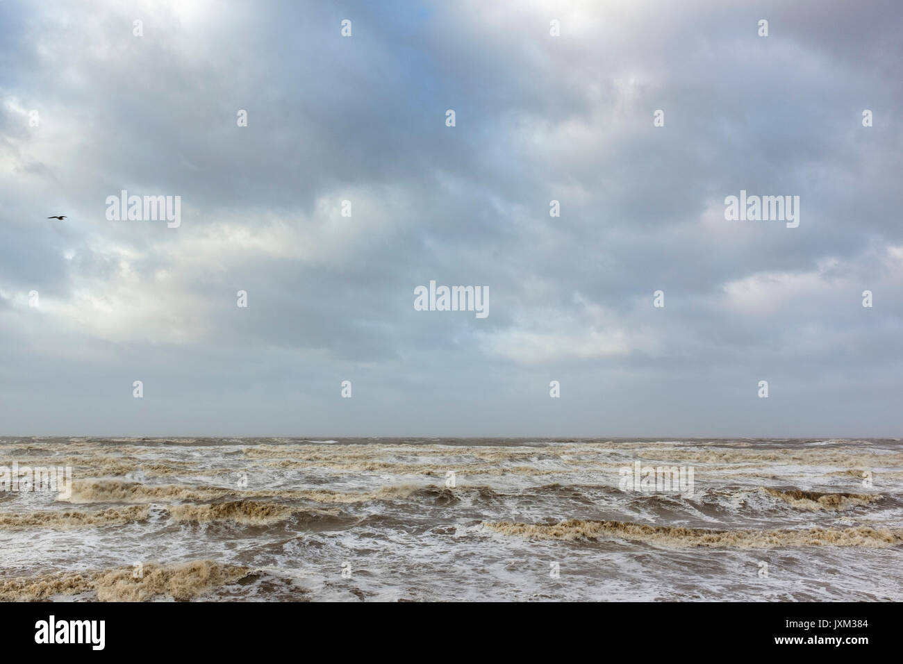 Stormy seas on Blackpool seafront. Blackpool, Lancs Stock Photo - Alamy