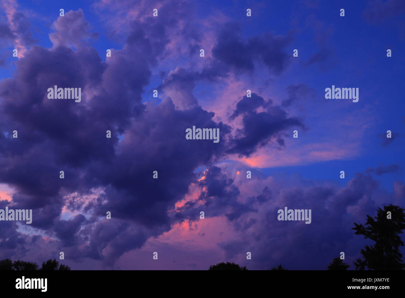 Sunset over DC Stock Photo - Alamy
