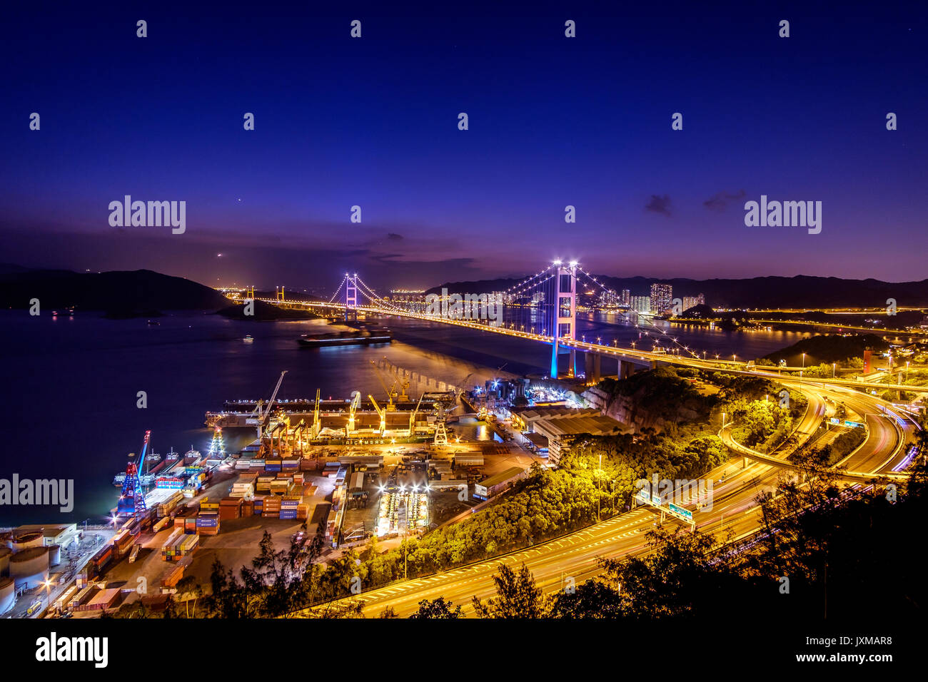 Tsing Ma Bridge Stock Photo - Alamy