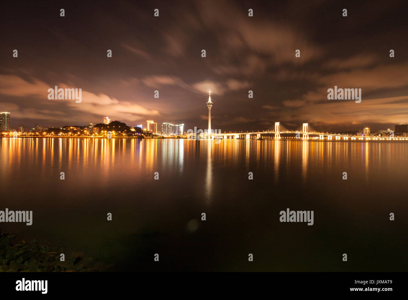 Sightseeing tower in Macao Stock Photo - Alamy