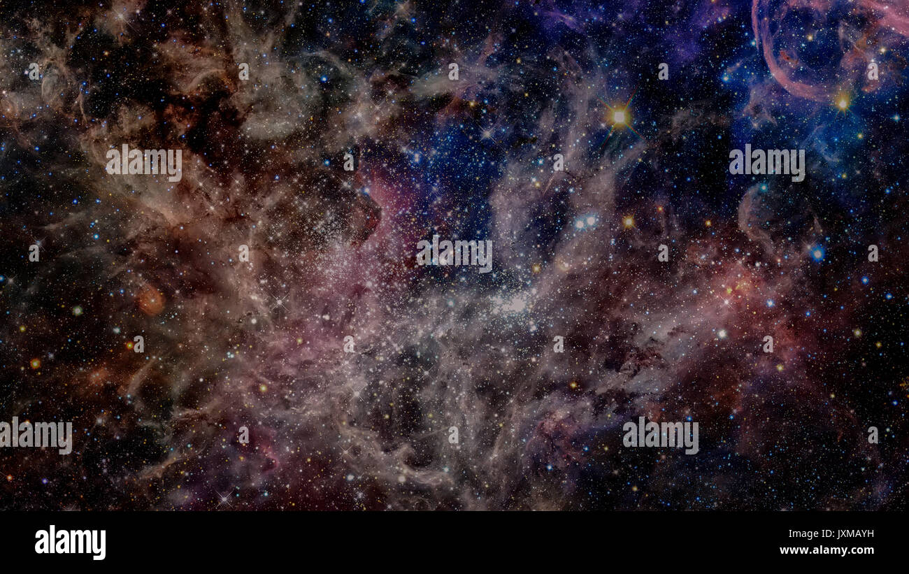 Universe filled with stars, nebula and galaxy. Elements of this image ...
